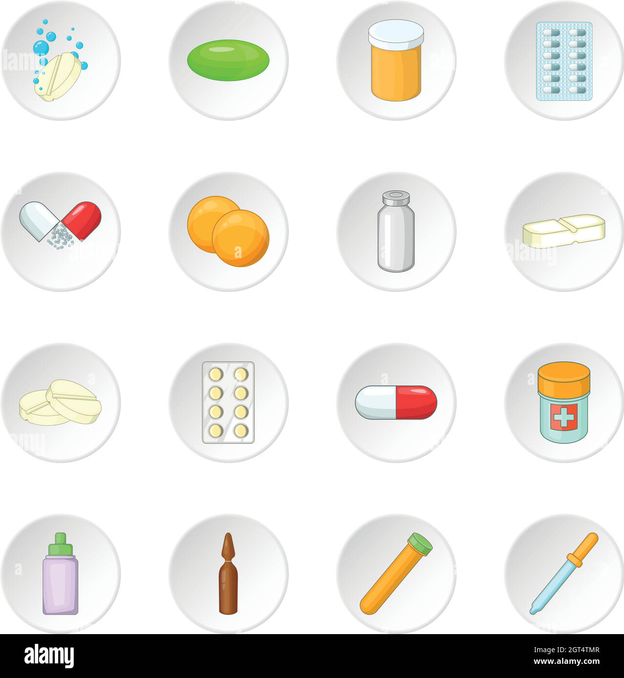 Medicine drugs icons set Stock Vector Image & Art - Alamy