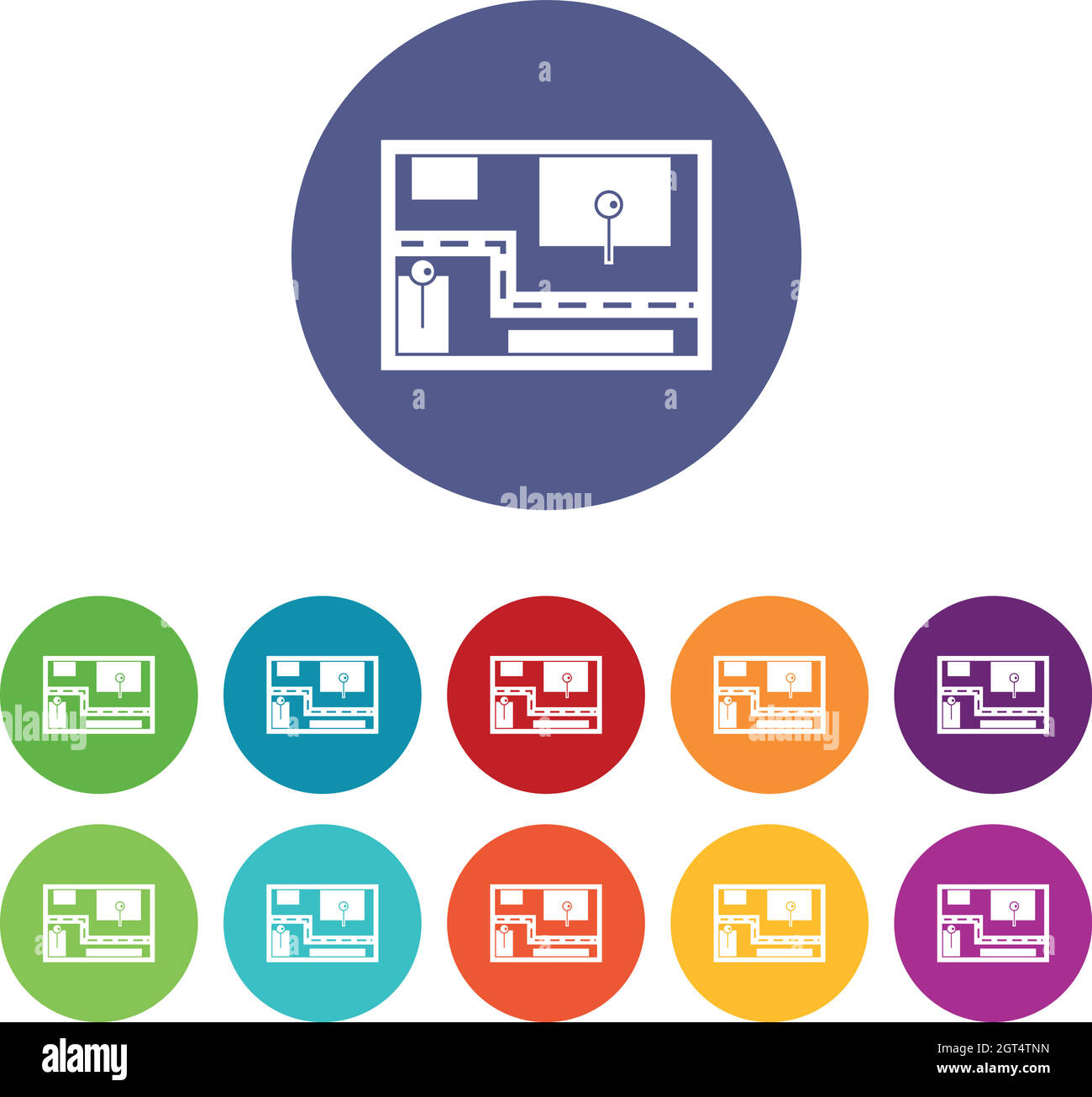 Navigator pictogram Stock Vector Images - Alamy
