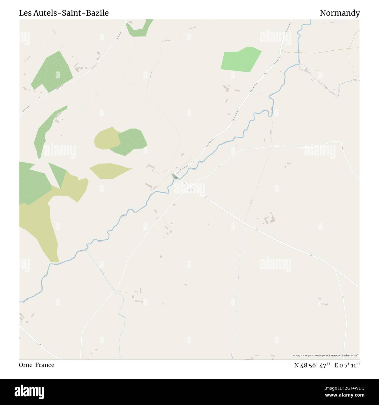 Les Autels-Saint-Bazile, Orne, France, Normandy, N 48 56' 47'', E 0 7 ...