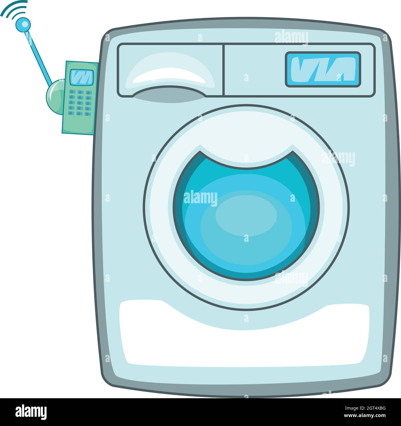 Washing machine icon, cartoon style Stock Vector Image & Art - Alamy