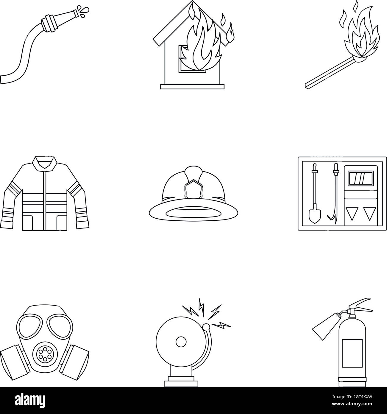 Burning shovel Stock Vector Images - Alamy