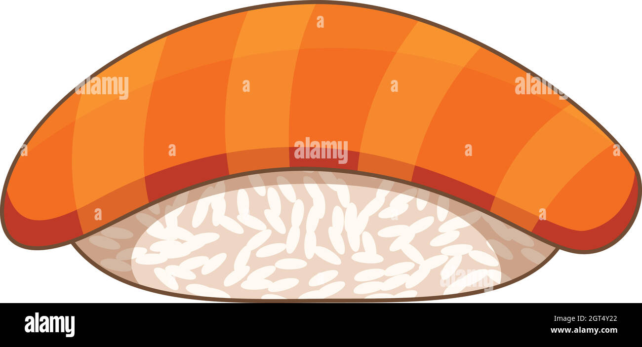 Seafood sushi icon cartoon Stock Vector Images - Alamy
