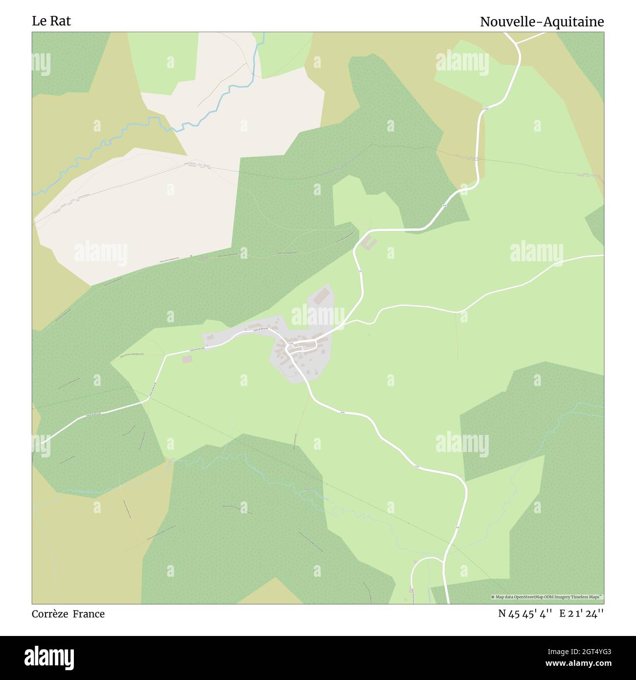 Le Rat, Corrèze, France, Nouvelle-Aquitaine, N 45 45' 4'', E 2 1' 24 ...