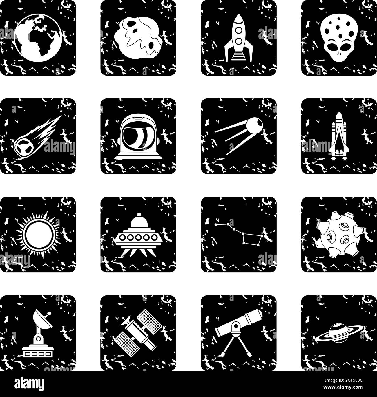 Space icons set Stock Vector Image & Art - Alamy