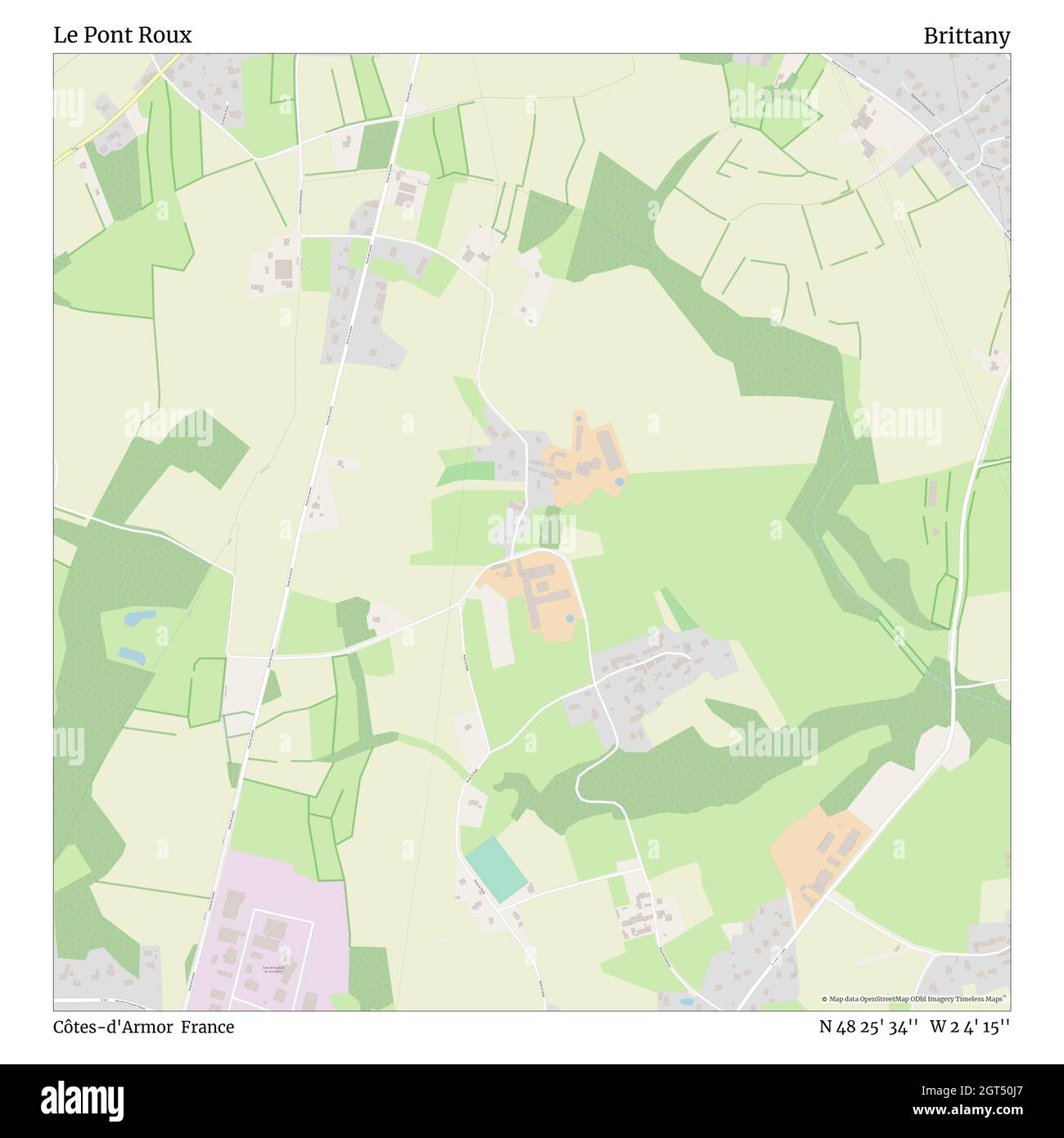 Le Pont Roux, Côtes-d'Armor, France, Brittany, N 48 25' 34'', W 2 4' 15 ...
