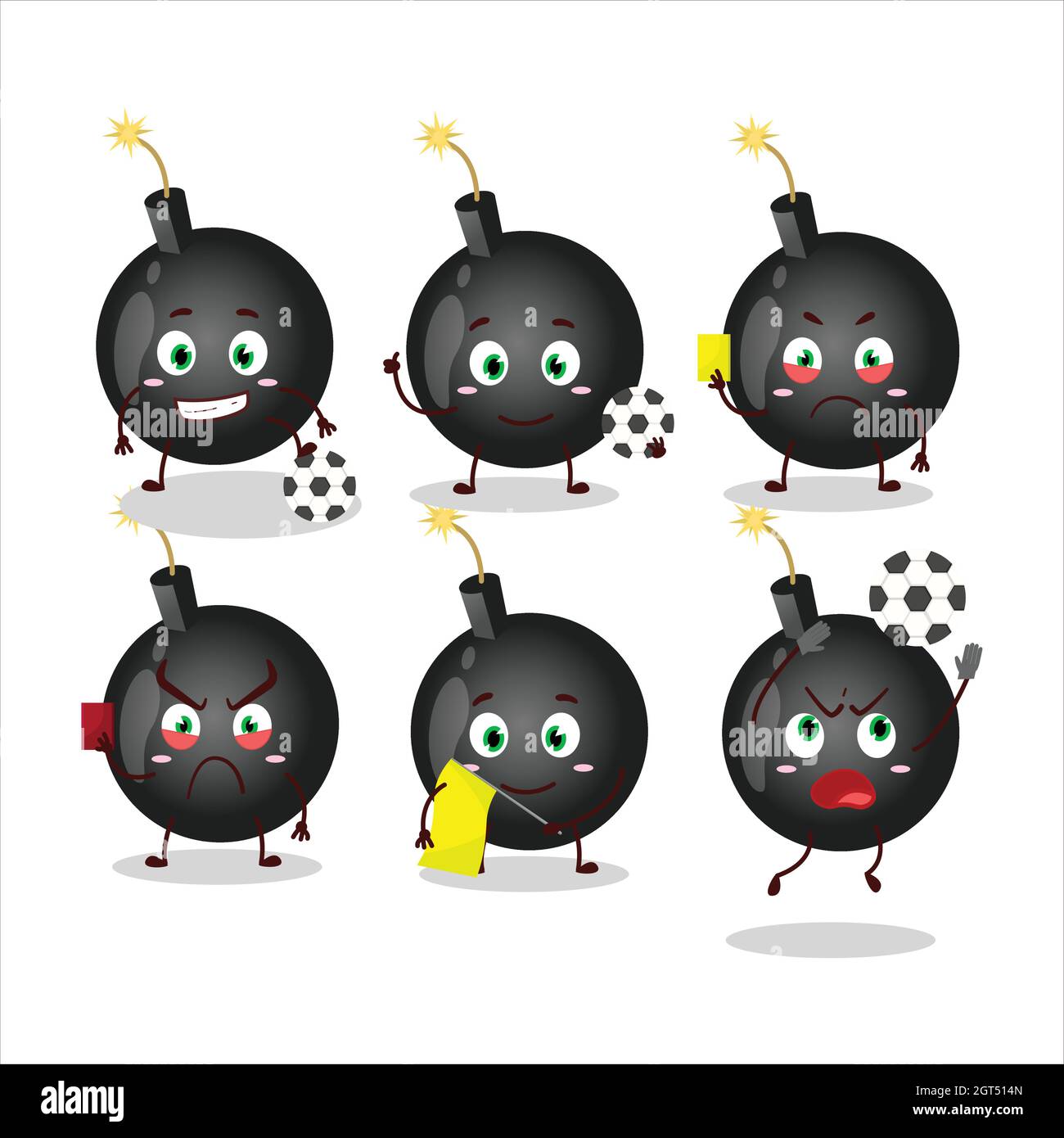 Vector cartoon pyrotechnics card hi-res stock photography and images ...