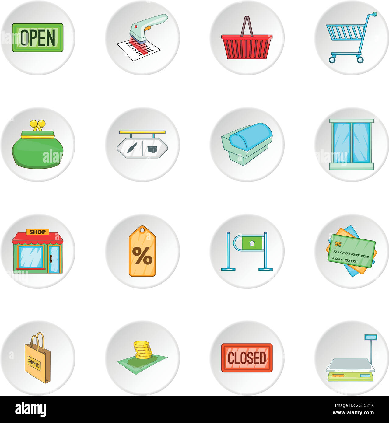 Retail icons set Stock Vector Image & Art - Alamy