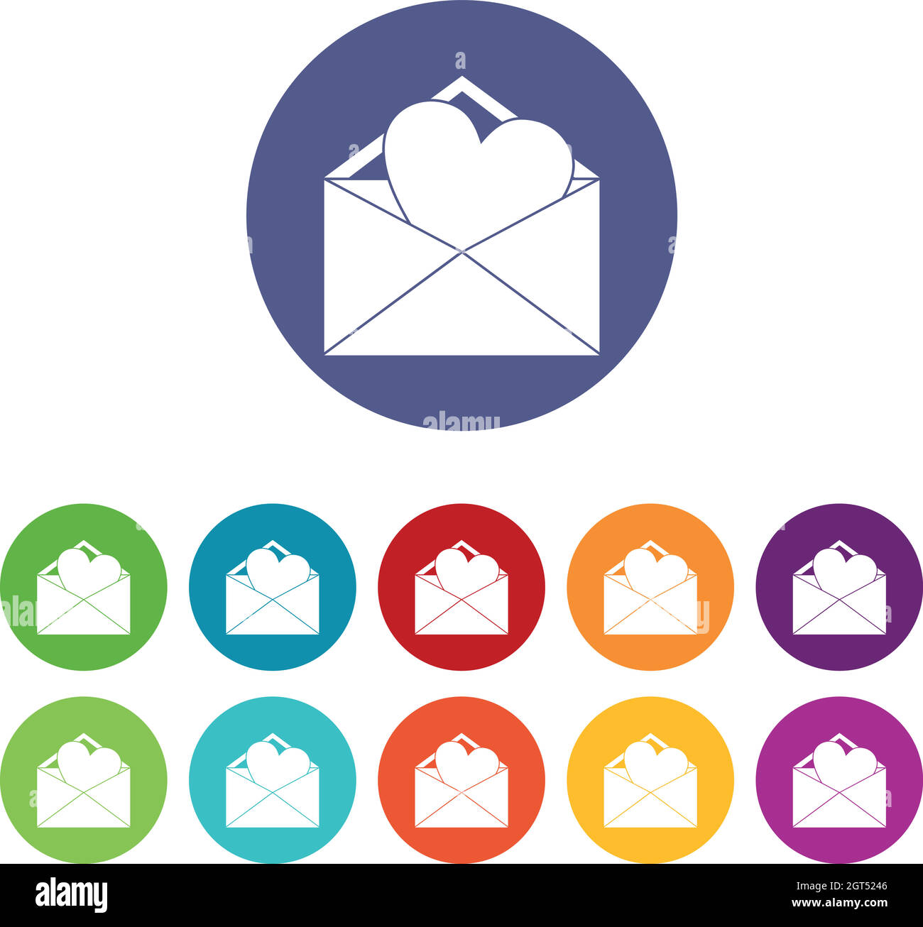 Set heart icons Stock Vector Images - Alamy