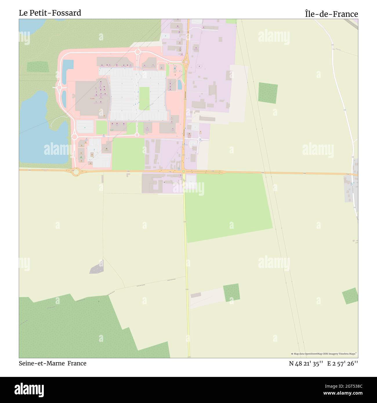 Le Petit-Fossard, Seine-et-Marne, France, Île-de-France, N 48 21' 35 ...