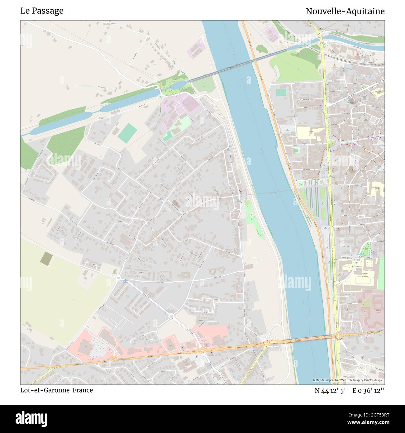 Le Passage, Lot-et-Garonne, France, Nouvelle-Aquitaine, N 44 12' 5'', E ...