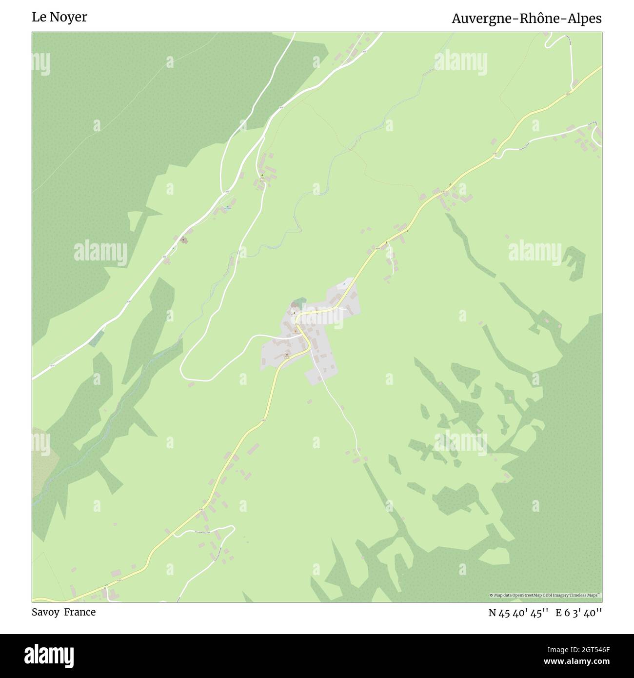 Le Noyer, Savoy, France, Auvergne-Rhône-Alpes, N 45 40' 45'', E 6 3' 40 ...