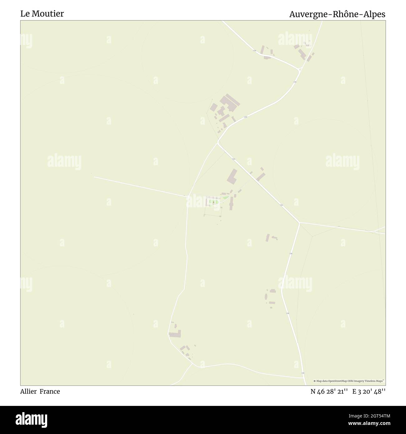 Le Moutier, Allier, France, Auvergne-Rhône-Alpes, N 46 28' 21'', E 3 20 ...
