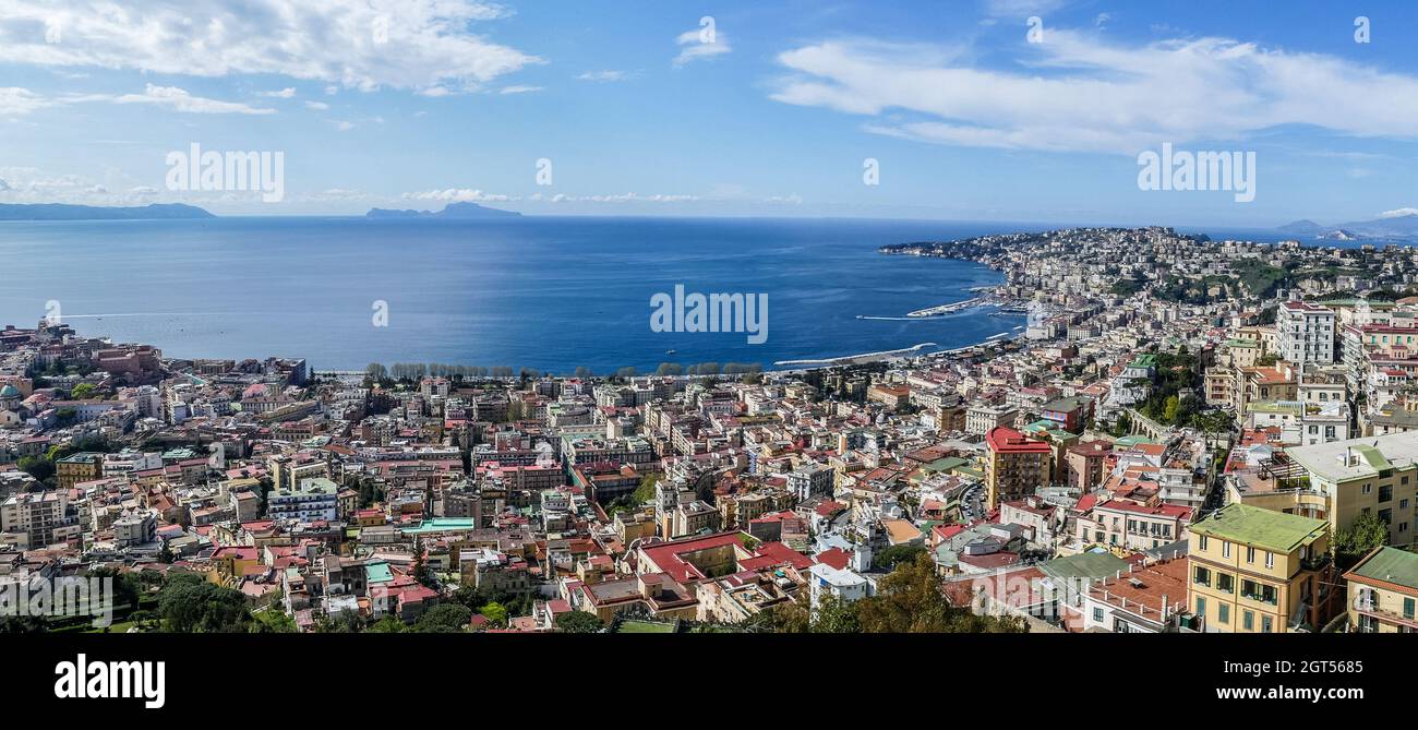 Naples birds eye view hi-res stock photography and images - Alamy