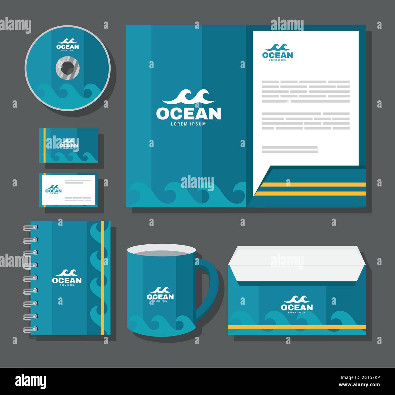 seven identity brand icons Stock Vector Image & Art - Alamy