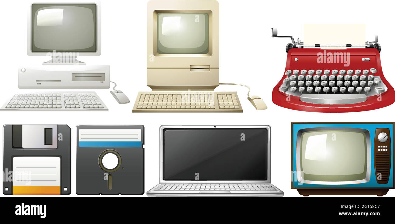 Cartoon old computer disk hi-res stock photography and images - Alamy