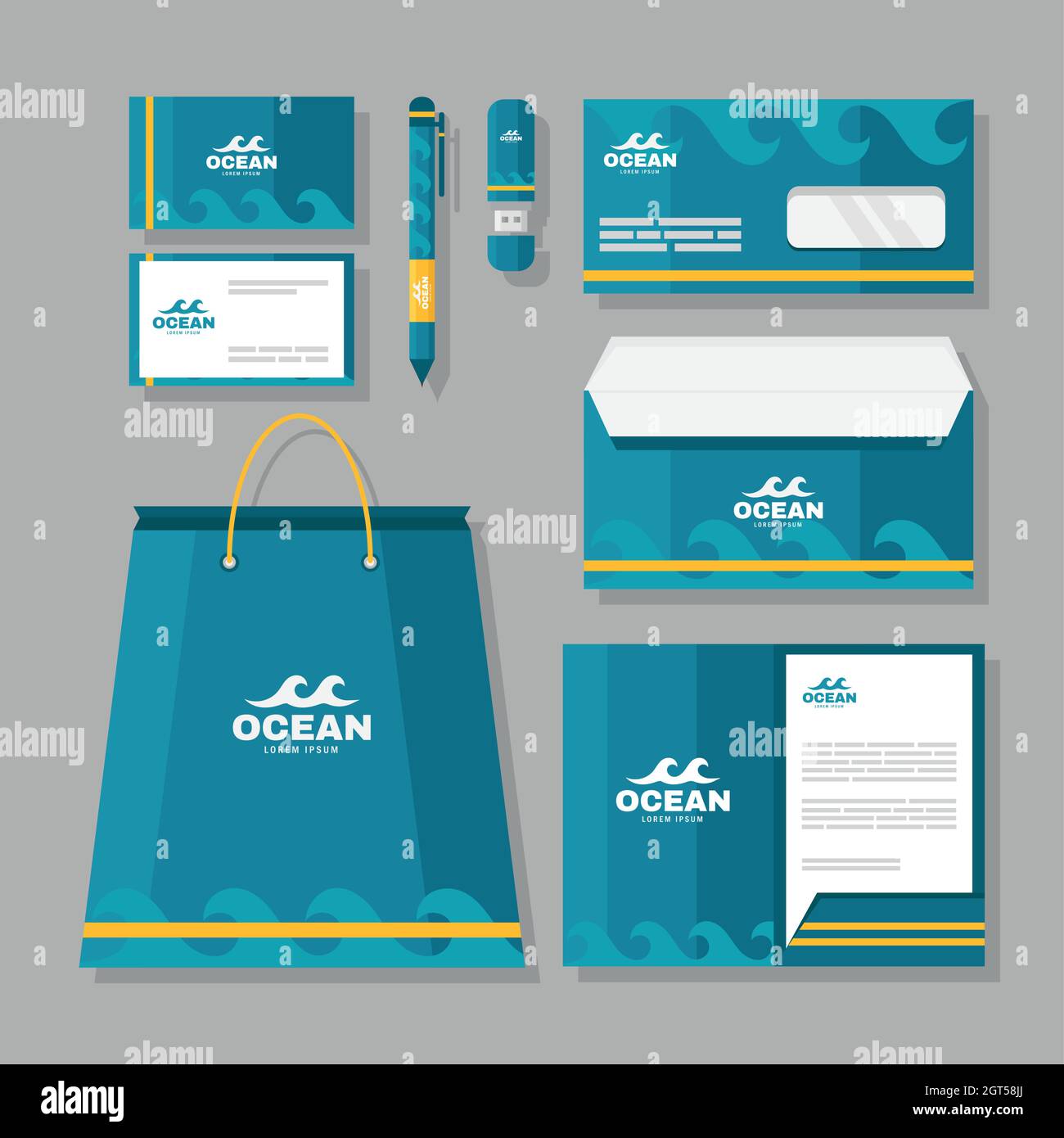 Seven oceans Stock Vector Images - Alamy