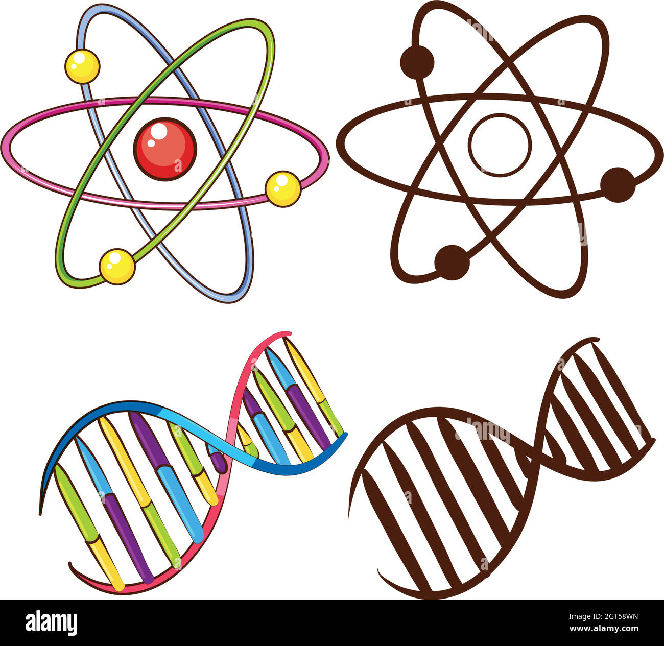 Collection structures Stock Vector Images - Alamy