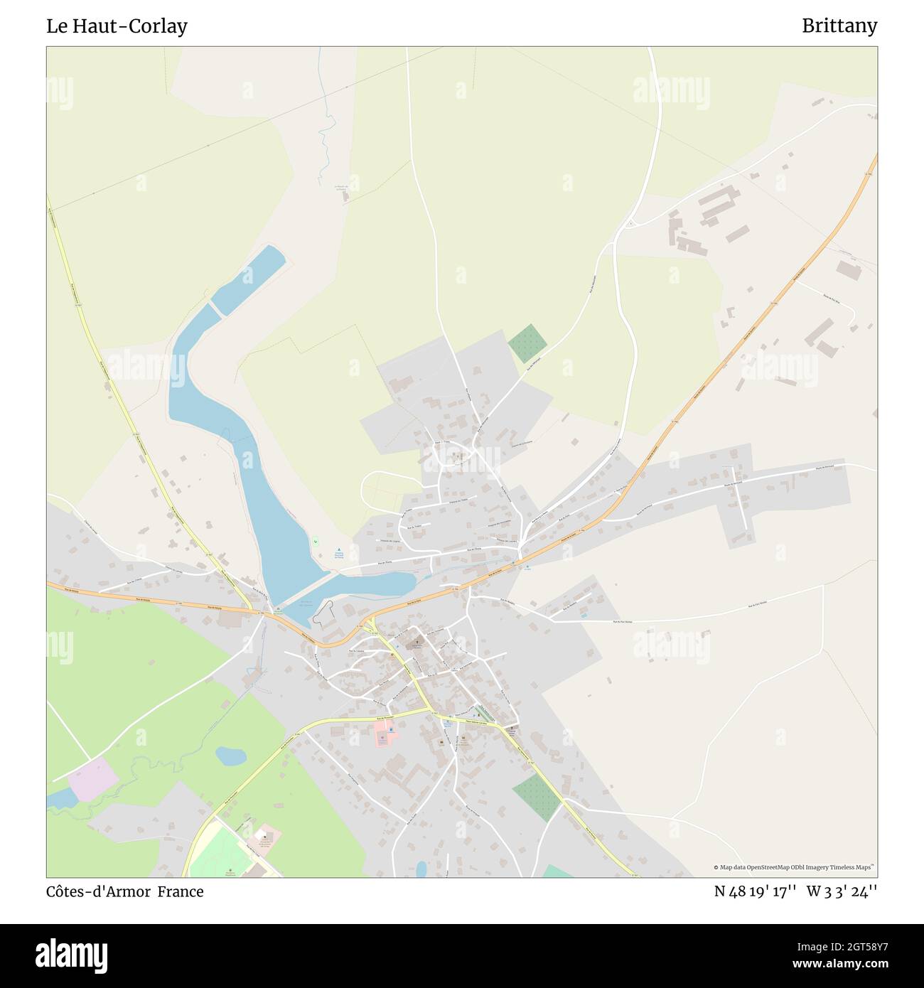 Le Haut-Corlay, Côtes-d'Armor, France, Brittany, N 48 19' 17'', W 3 3 ...