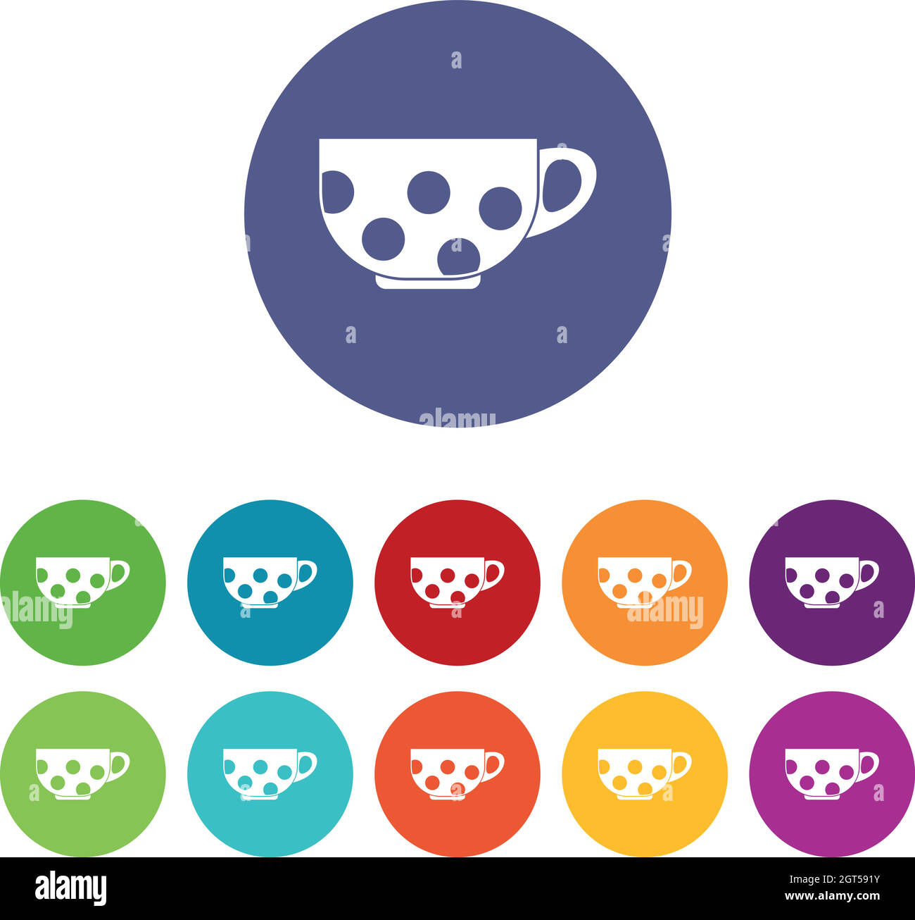 Empty espresso coffee cup Stock Vector Images - Alamy