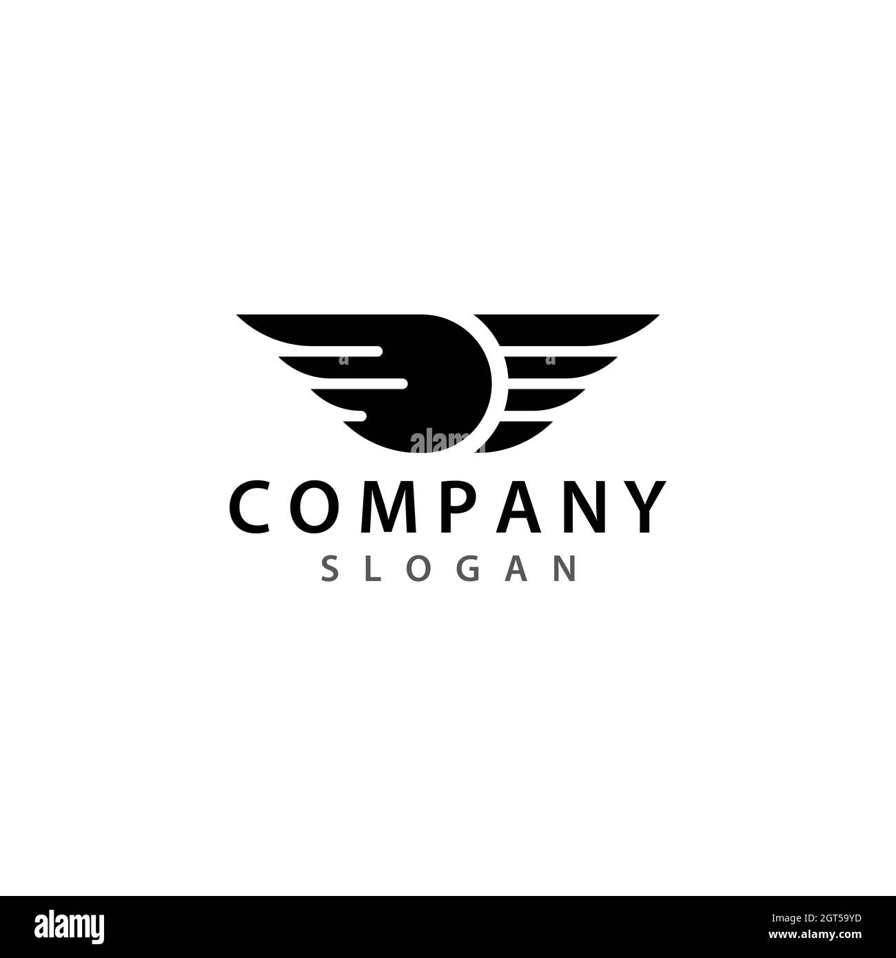 Wing logo hi-res stock photography and images - Alamy