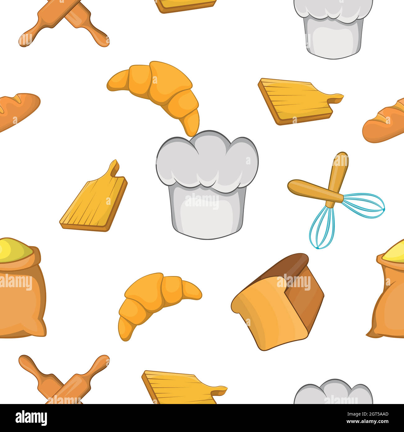 Kitchen recipe pattern Stock Vector Images - Alamy