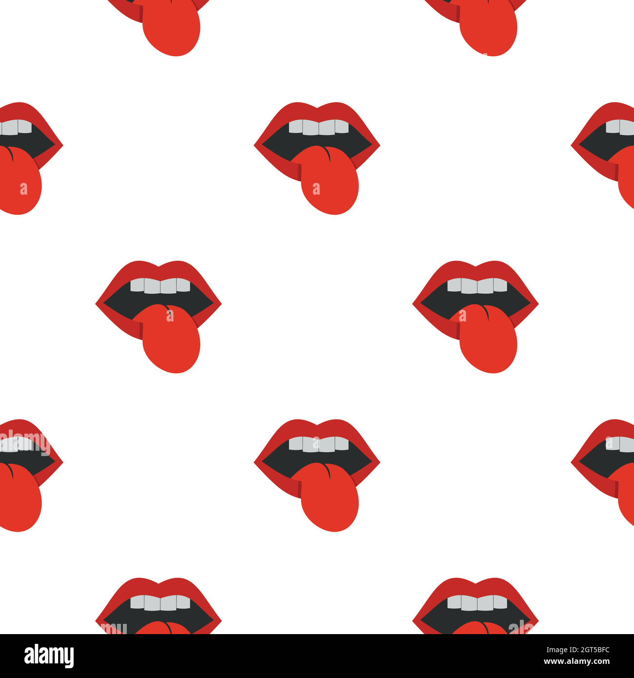 Kiss pattern Stock Vector Images - Alamy