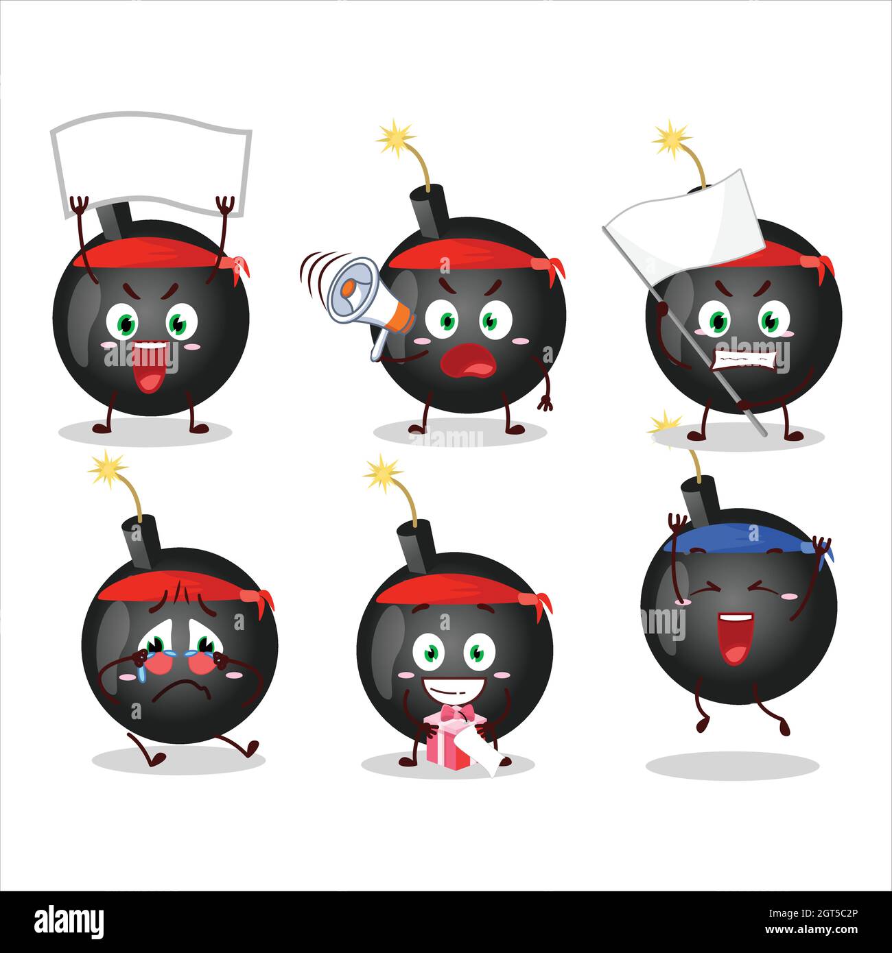 Mascot design style of bomb explosive firecracker character as an ...