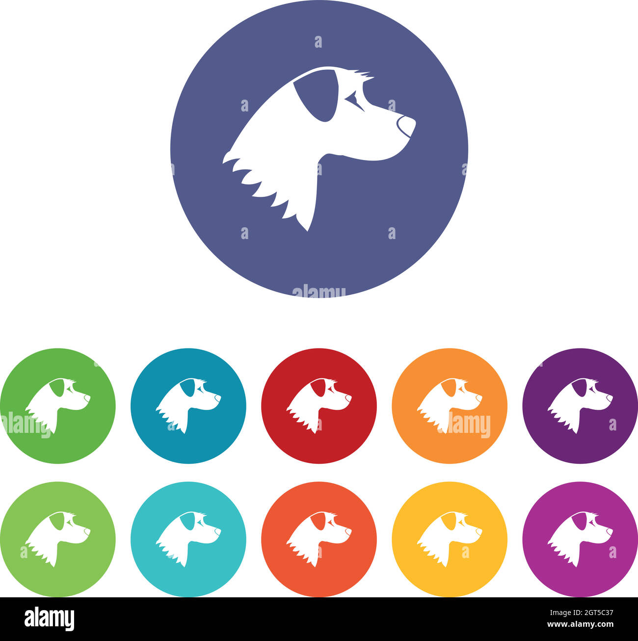 Dog set icons Stock Vector Image & Art - Alamy