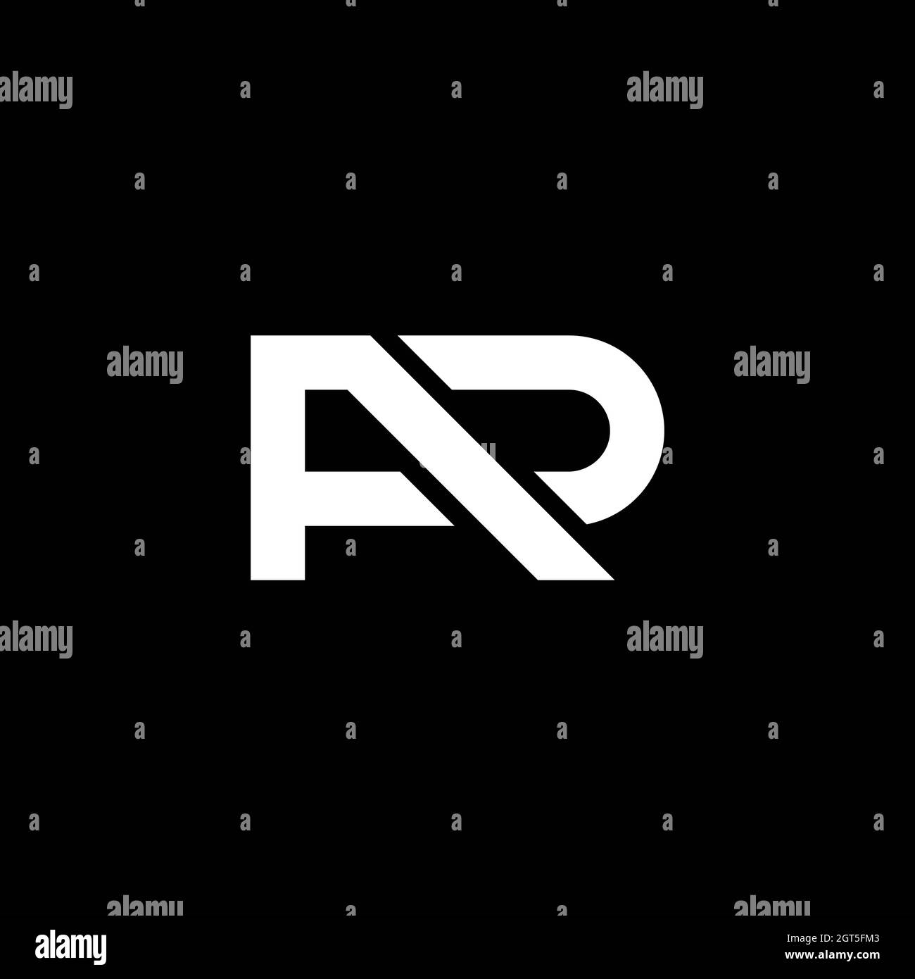 AR Letter logo business template vector icon Stock Photo - Alamy