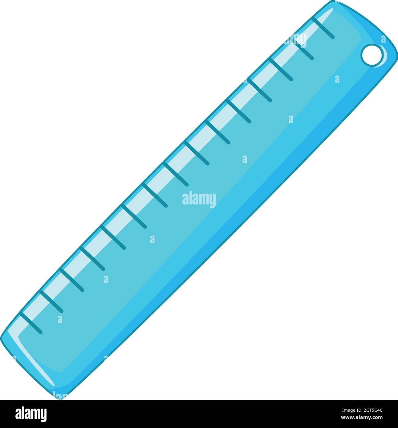 Ruler icon, cartoon style Stock Vector Image & Art - Alamy