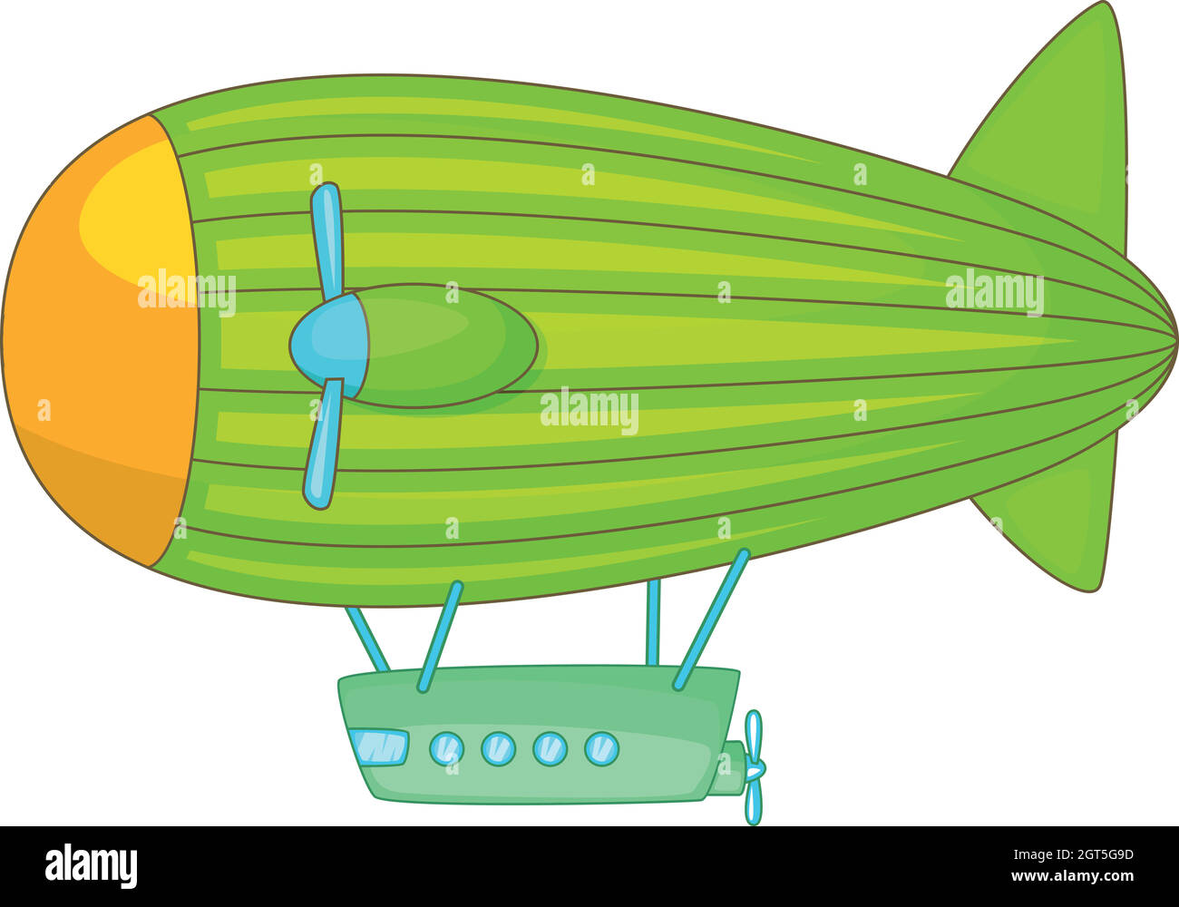 Airship icon vector logo Stock Vector Images - Alamy