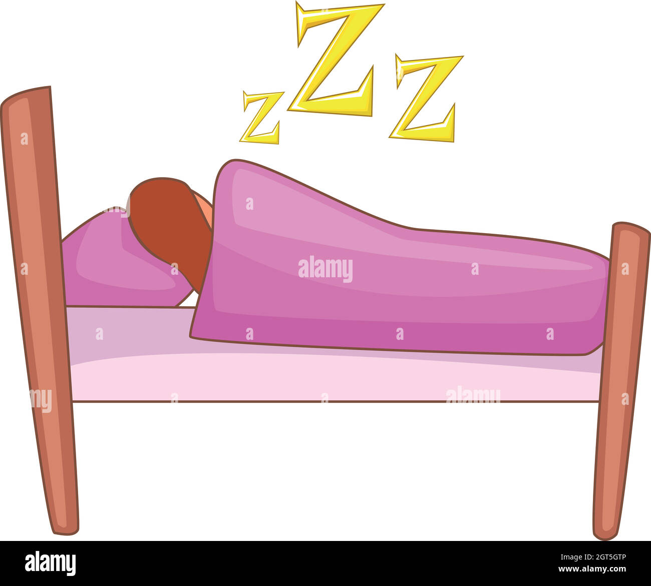 Sleeping icon, cartoon style Stock Vector Image & Art - Alamy