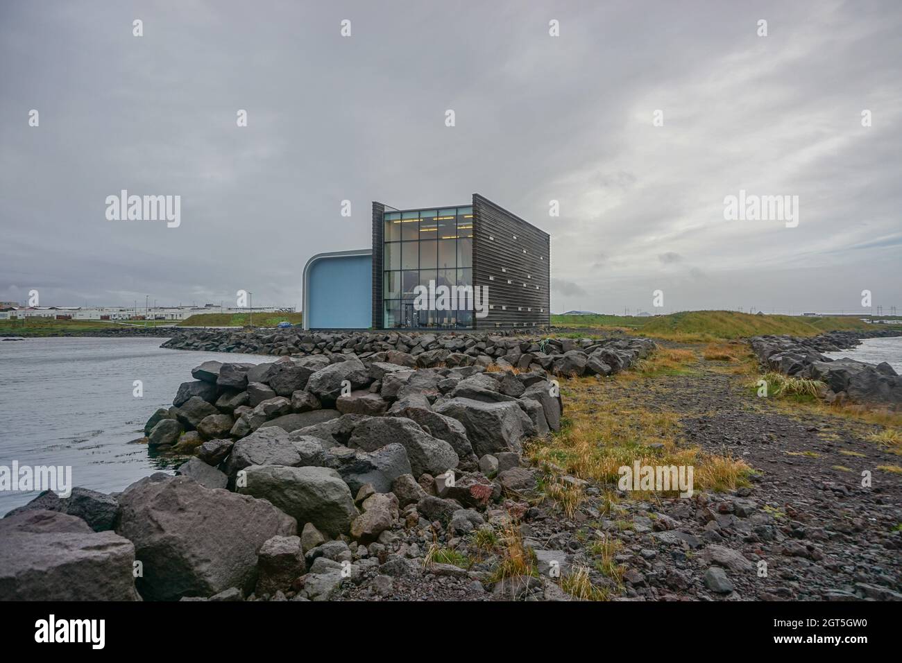 Njardvik, Iceland: The Viking World Museum, opened in 2009. Located on ...