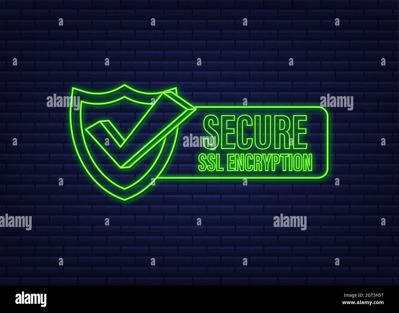 Secure connection icon vector illustration isolated on white background, flat style secured ssl ...