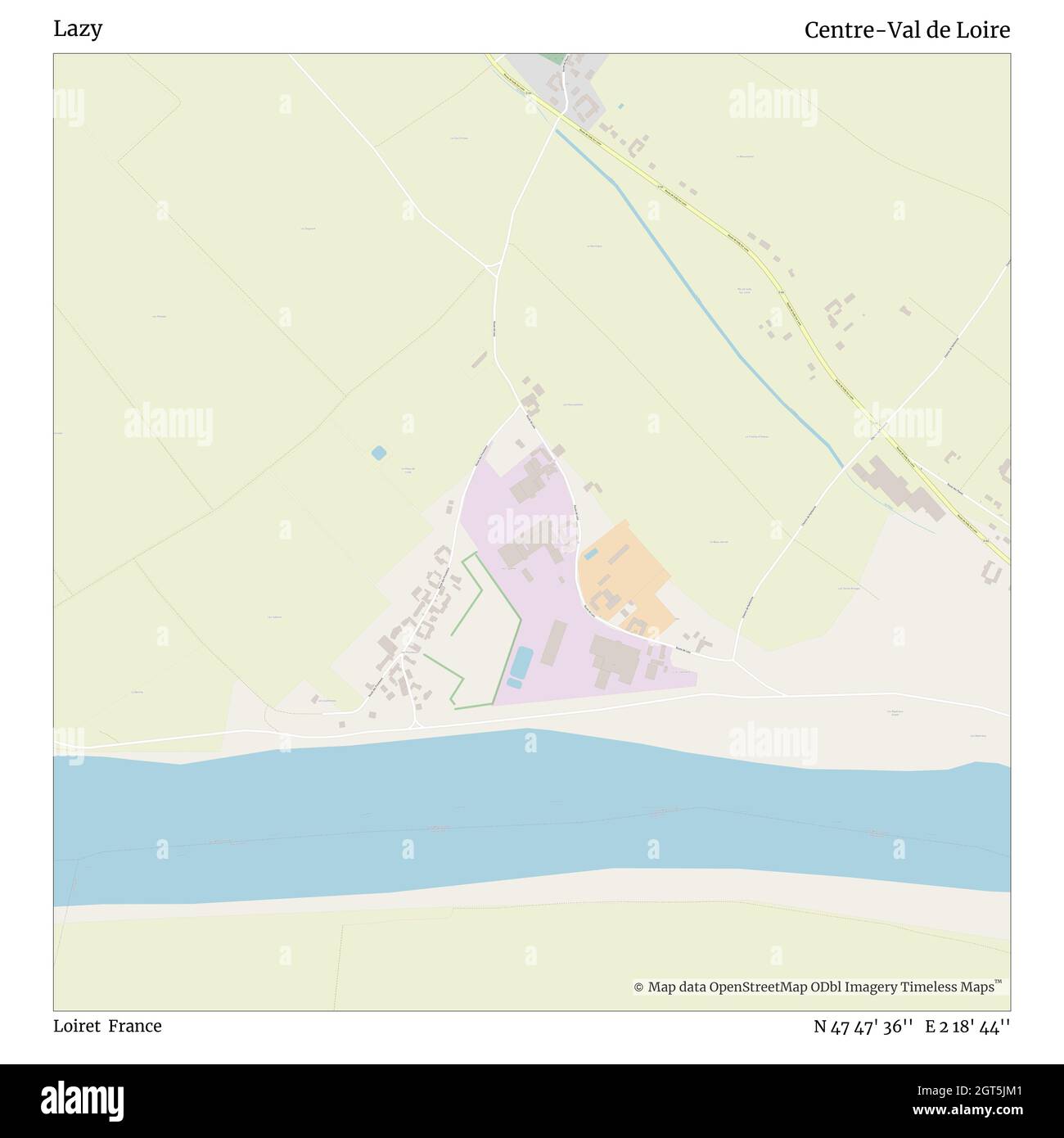 Lazy, Loiret, France, Centre-Val de Loire, N 47 47' 36'', E 2 18' 44 ...