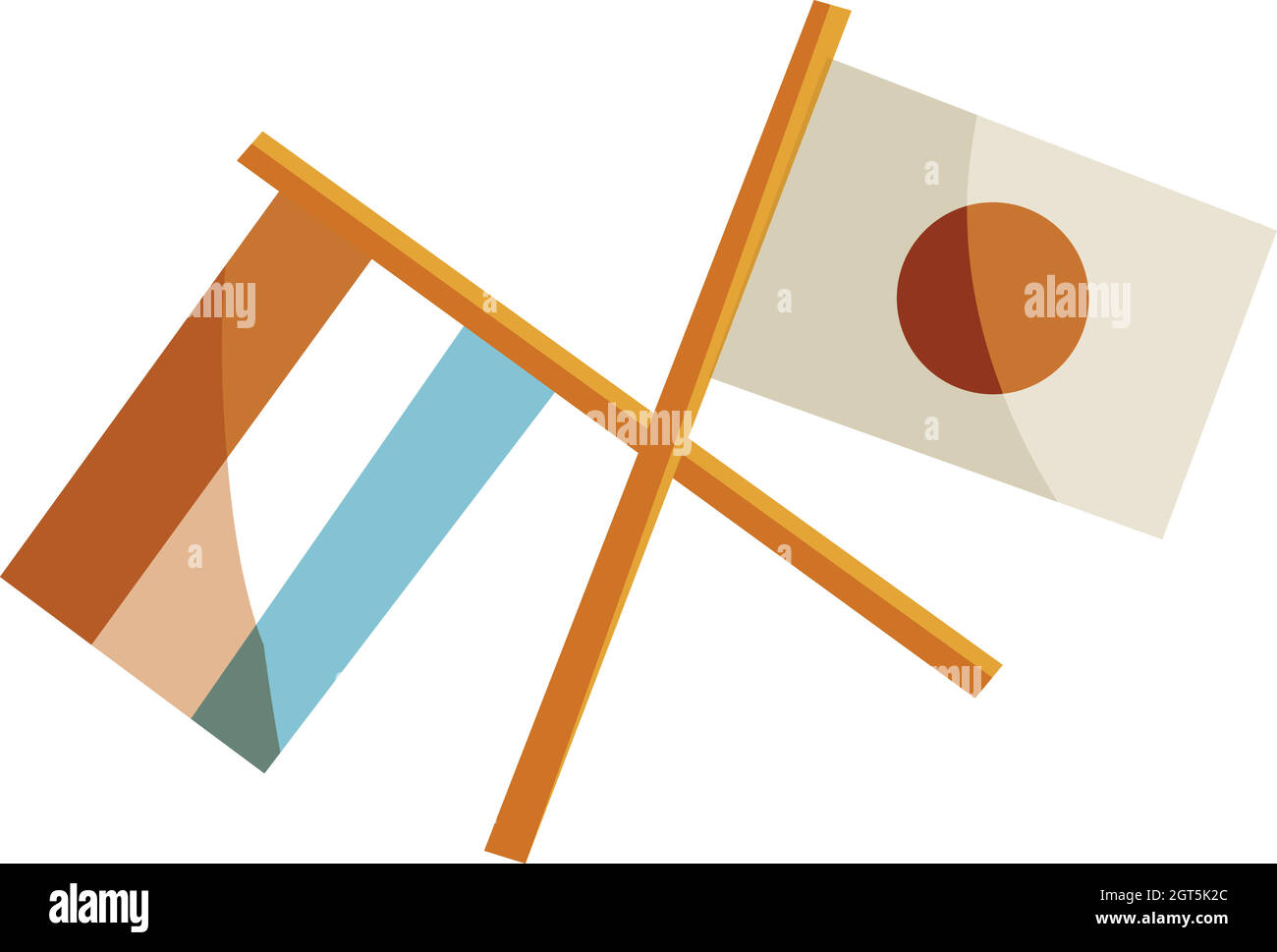 Japan and Netherlands flags icon, cartoon style Stock Vector Image ...