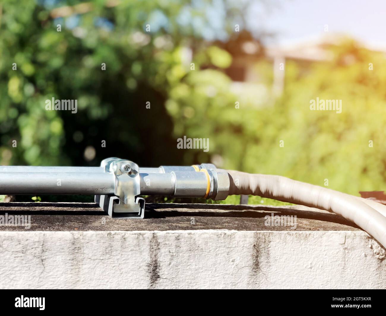 Construction pipes external hi-res stock photography and images - Alamy