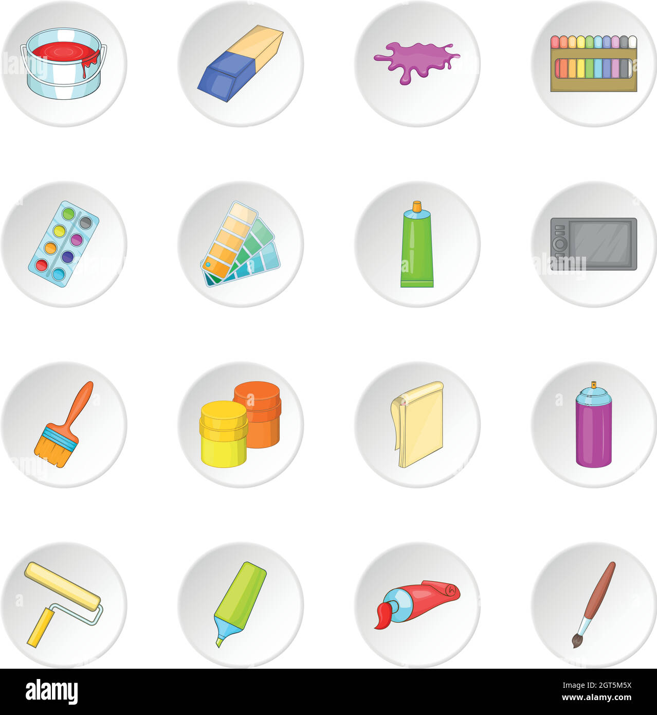 Drawing tablet tools Stock Vector Images - Alamy