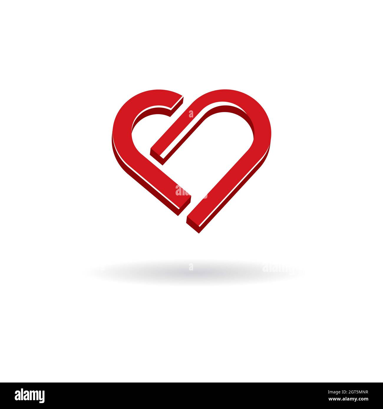 Healthy heart logo vector hi-res stock photography and images - Alamy
