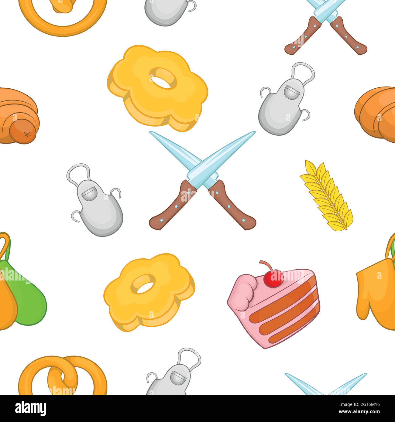 Seamless pattern tasty sweet Stock Vector Images - Alamy