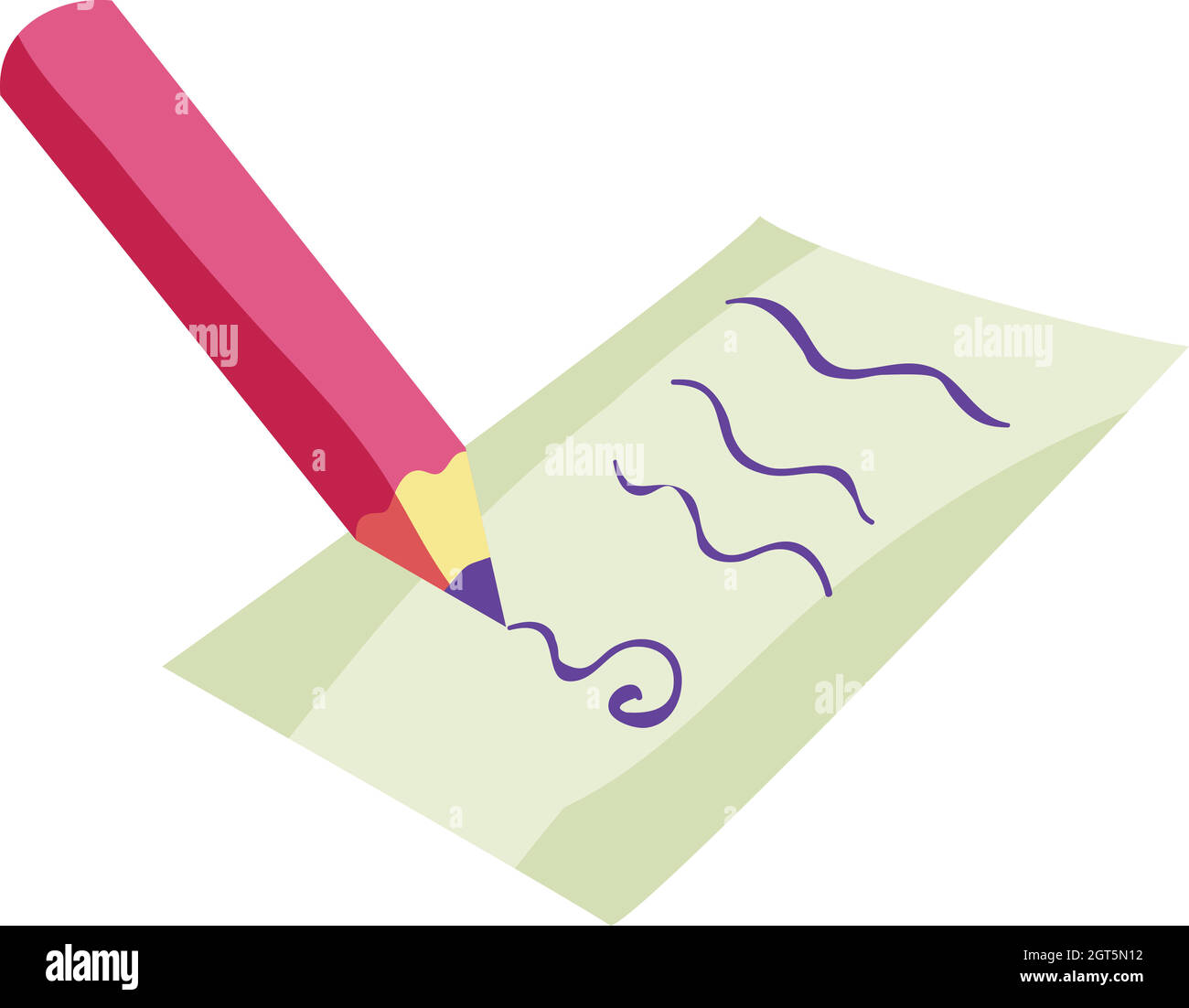 Clipboard document icon pencil Stock Vector Images - Alamy