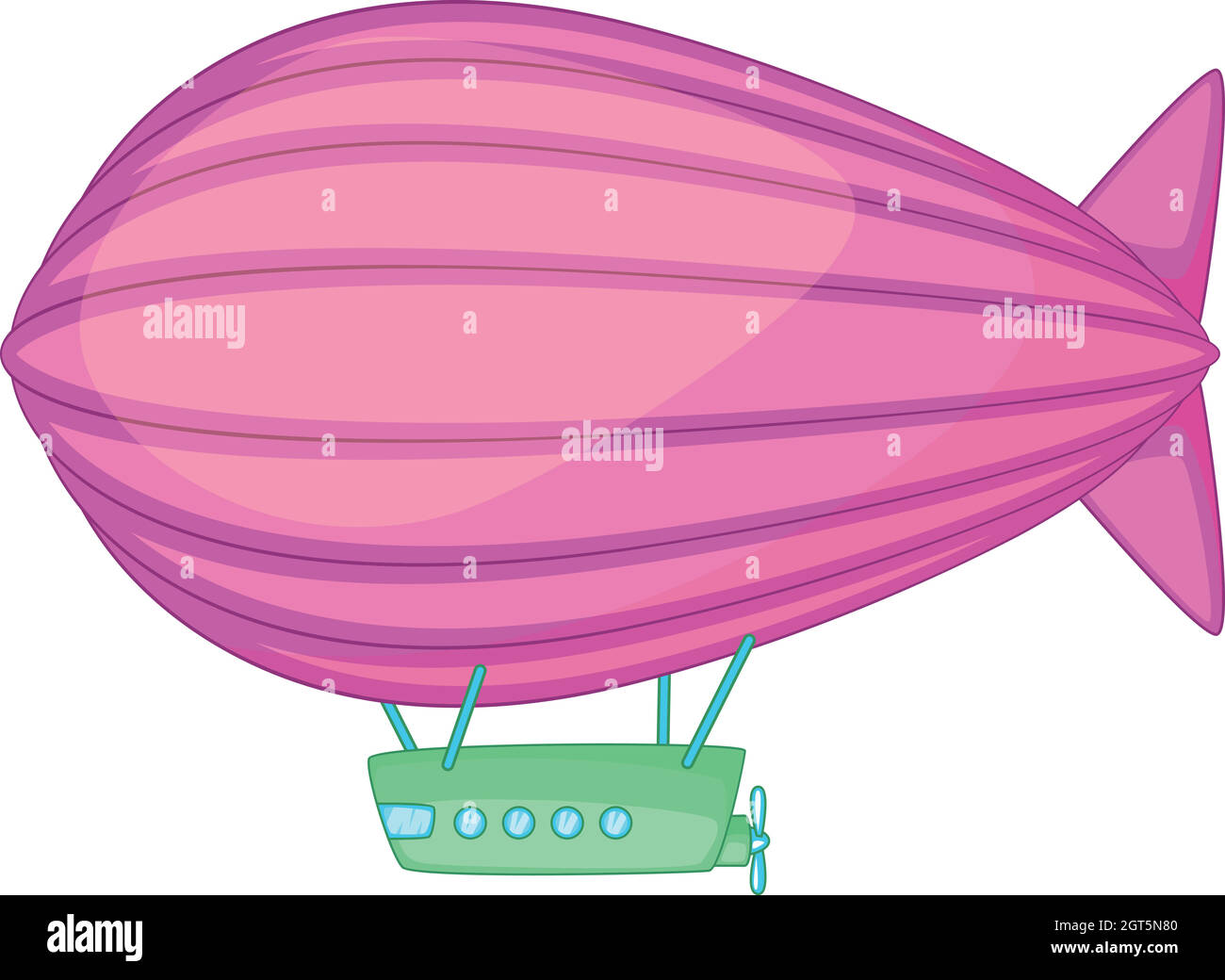 Airship icon vector logo Stock Vector Images - Alamy