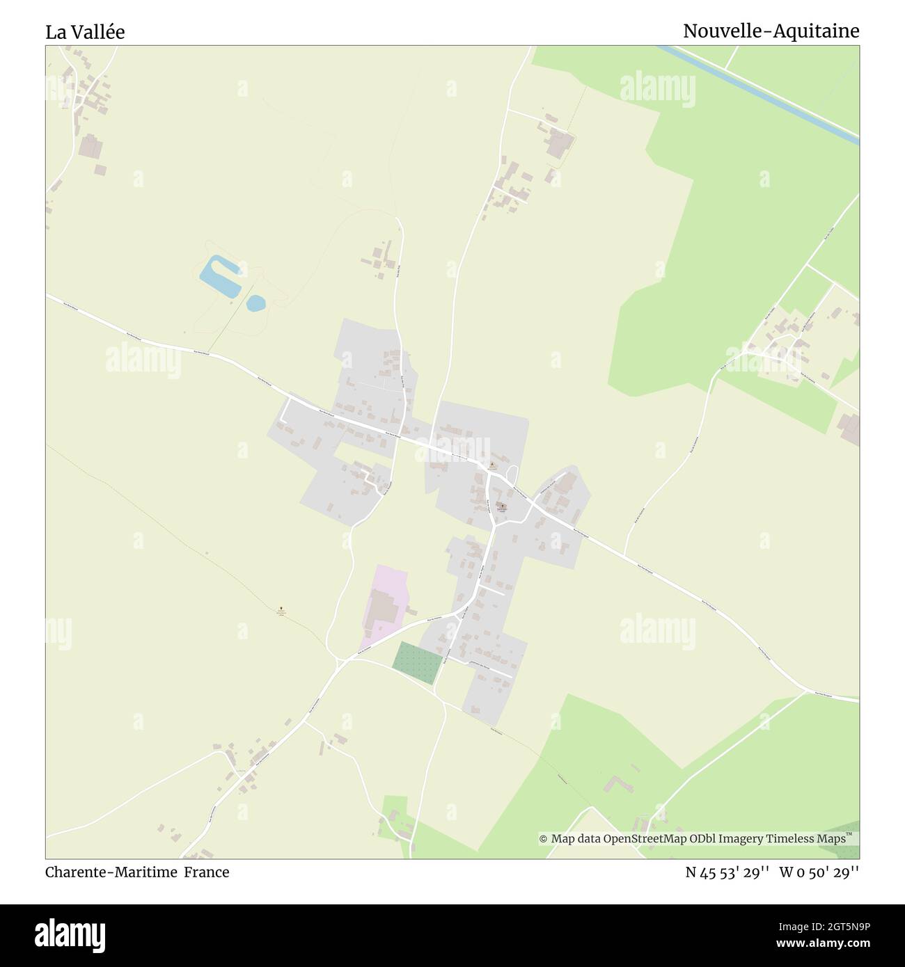 La Vallée, Charente-Maritime, France, Nouvelle-Aquitaine, N 45 53' 29 ...