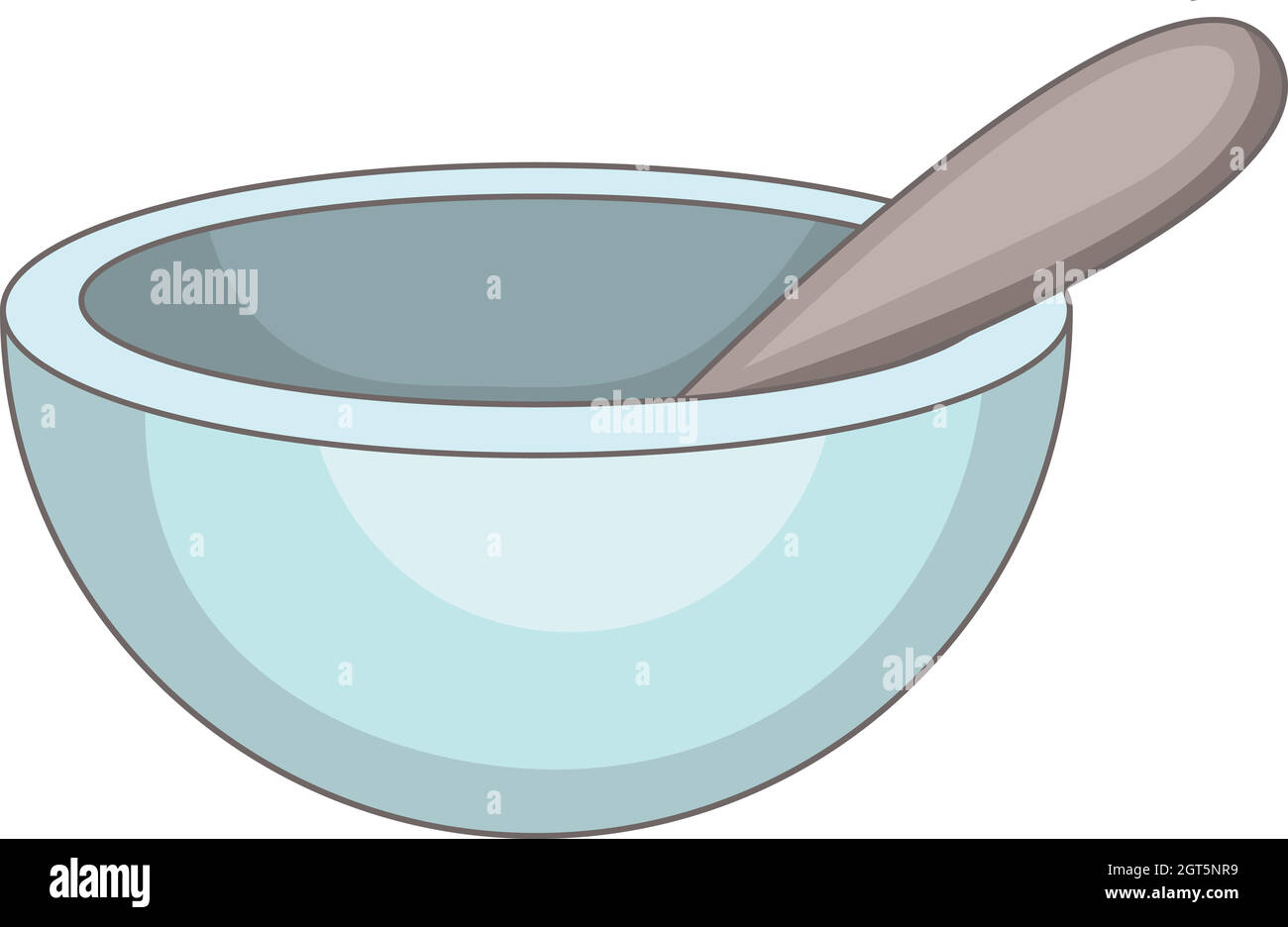 Bowl food icon cartoon Cut Out Stock Images & Pictures - Alamy
