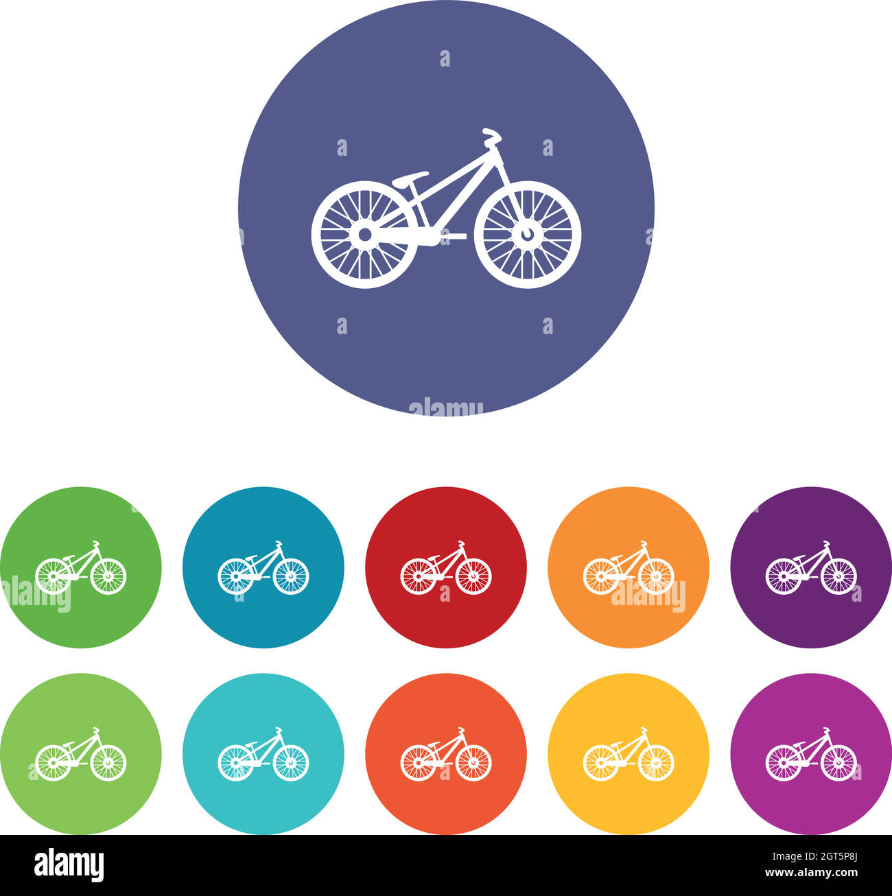 Bike set icons Stock Vector Image & Art - Alamy