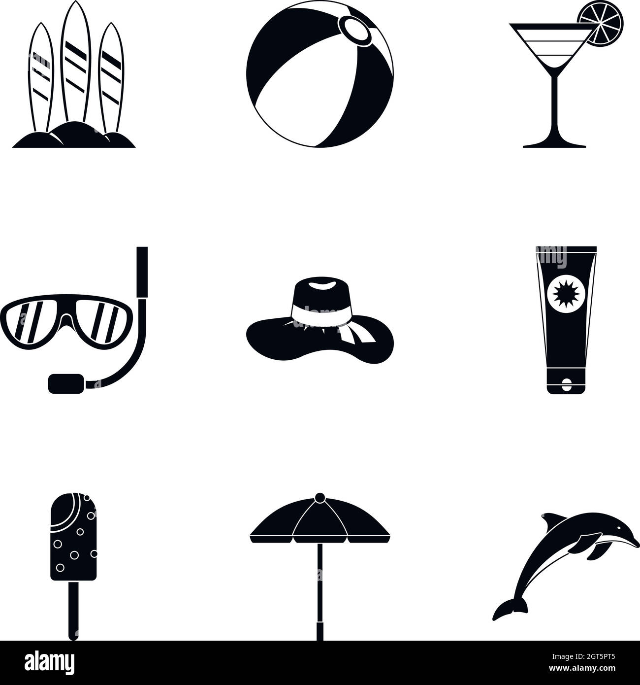 Travel black sea Stock Vector Images - Alamy