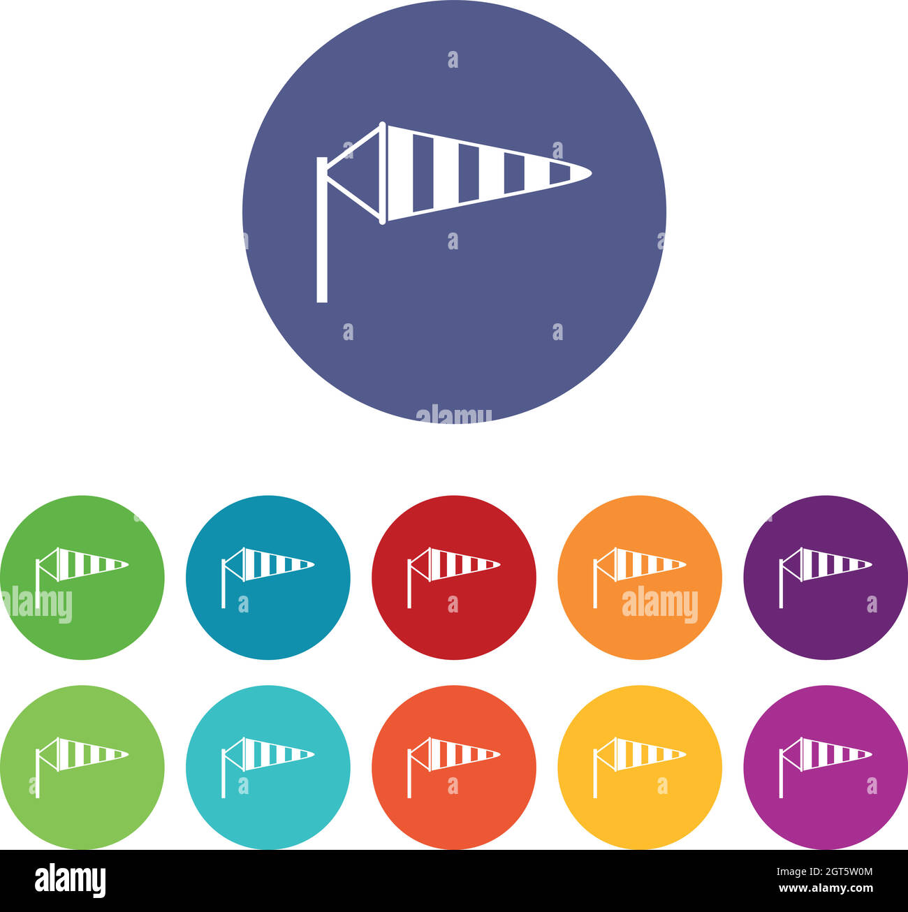 Windsock set icons Stock Vector Image & Art - Alamy