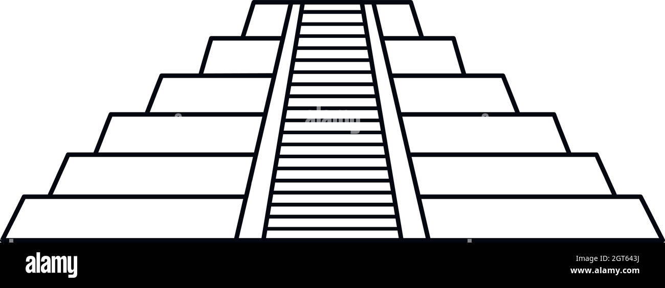 Chichen itza mexico historic ruins Stock Vector Images - Alamy