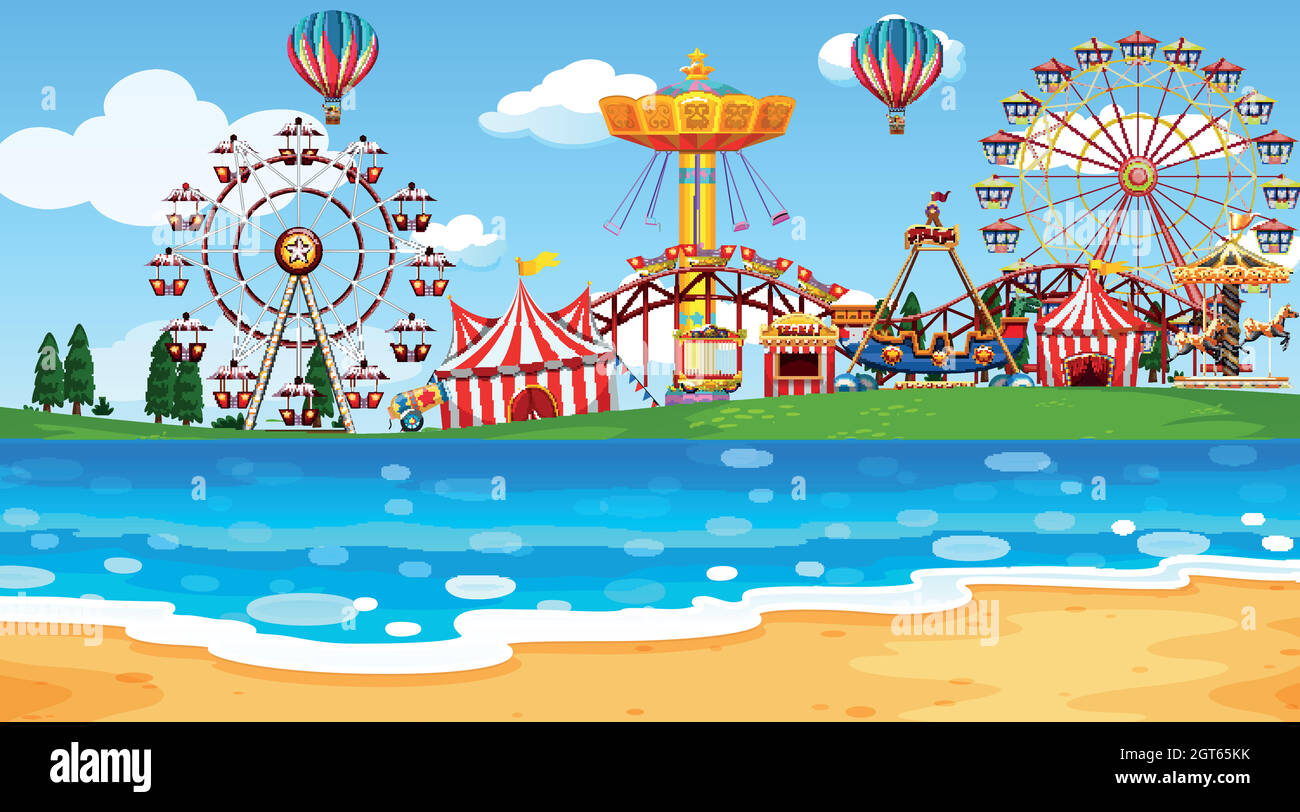 Natural environment scenes landscape Stock Vector Image & Art - Alamy