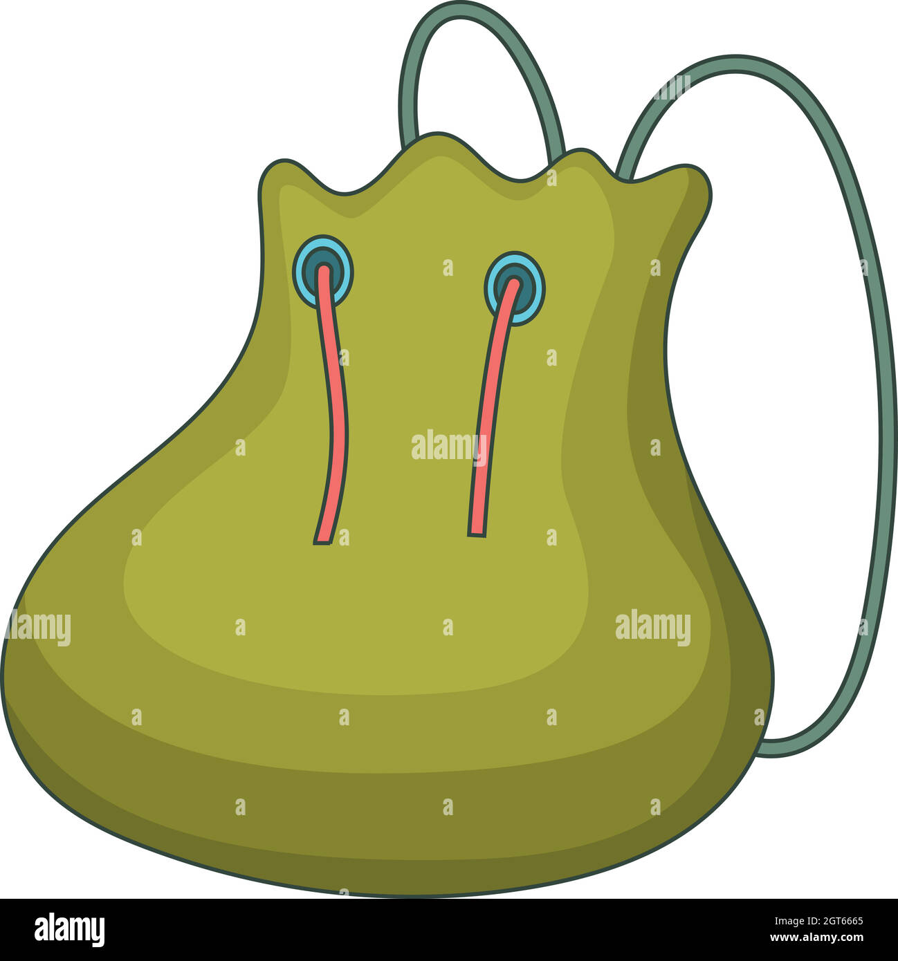 Little backpack icon, cartoon style Stock Vector Image & Art - Alamy